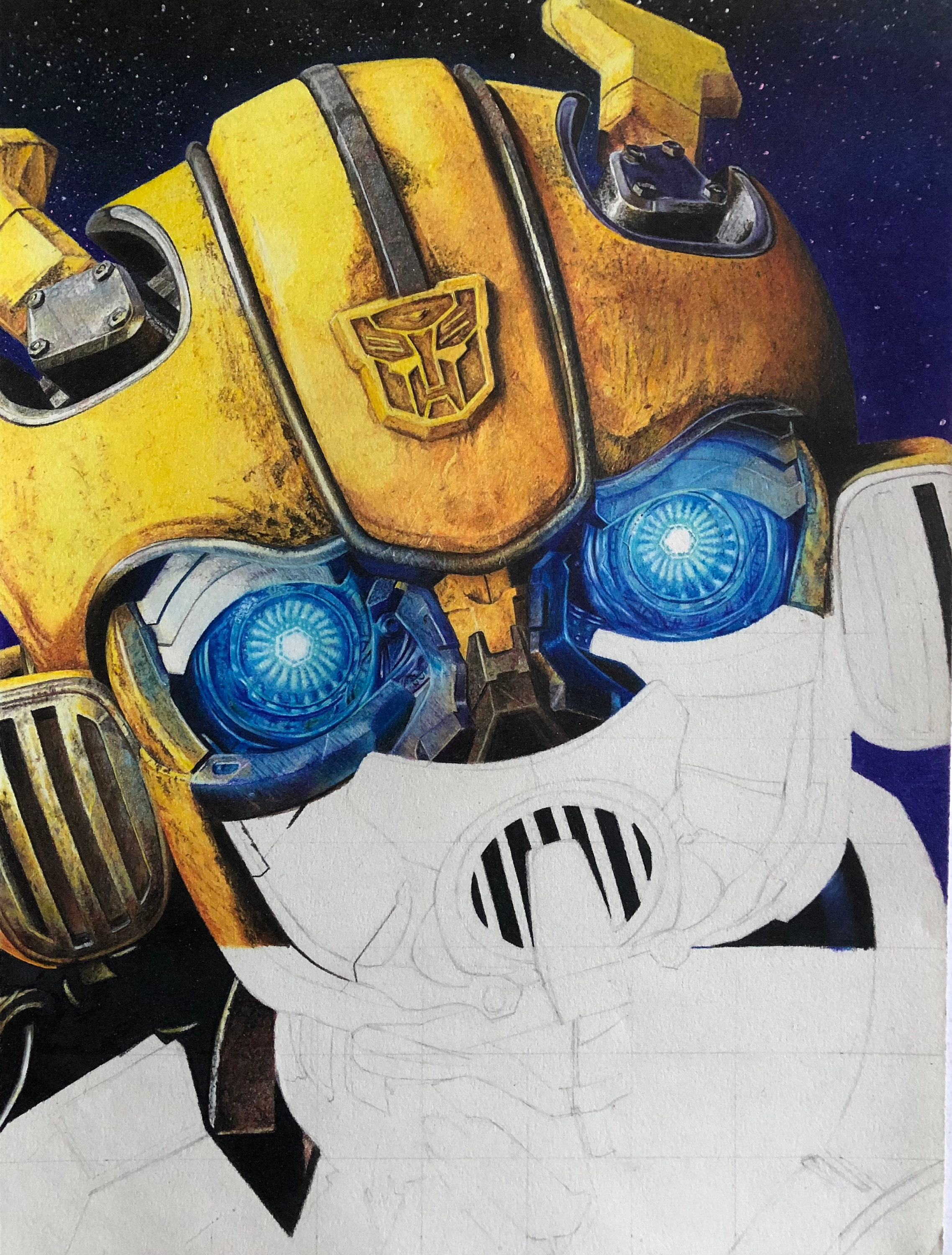 Bumblebee Drawing Transformers