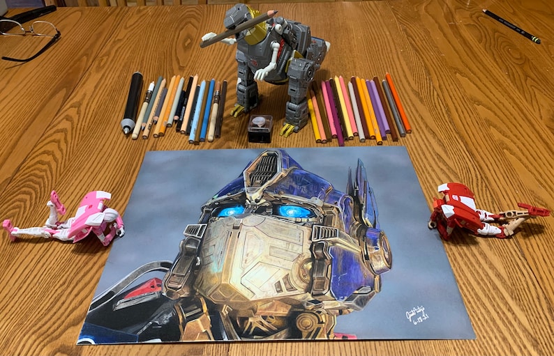 Optimus Prime, Transformers Bumblebee Movie - Art Prints - Etsy UK