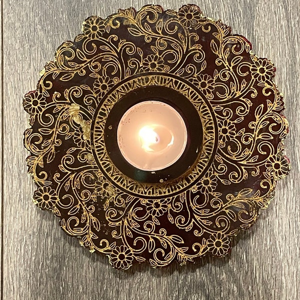 Mandala Tea Light - Etsy