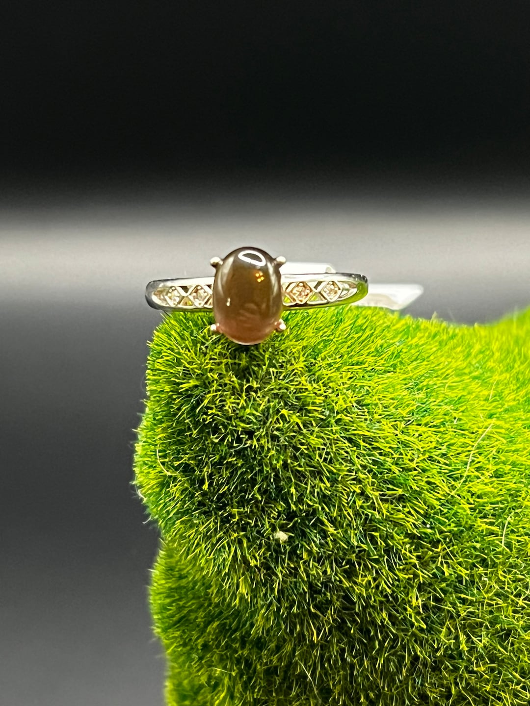 Purple Mica Sterling Silver Ring Mica Ring Crystal Gemstone Ring - Etsy