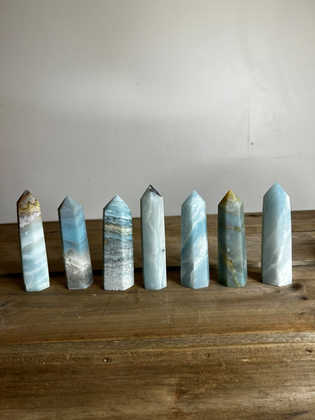 Sky Blue Quartz Towers - Etsy