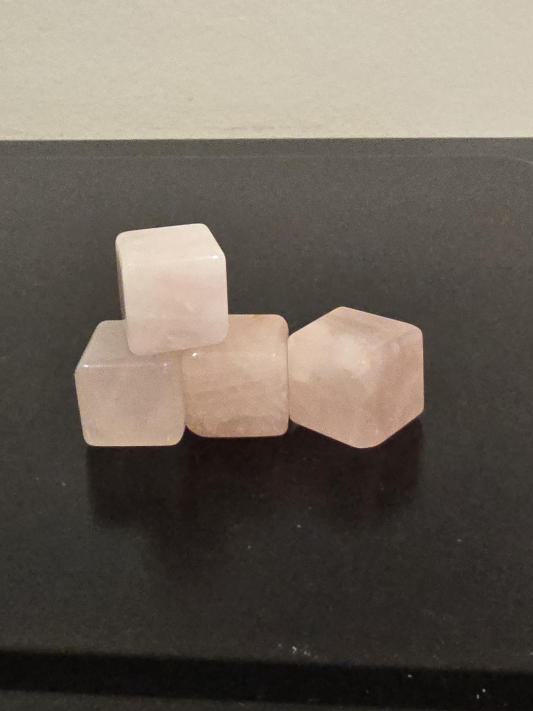 Rose Quartz Cubes | Small Crystal Cubes - Etsy