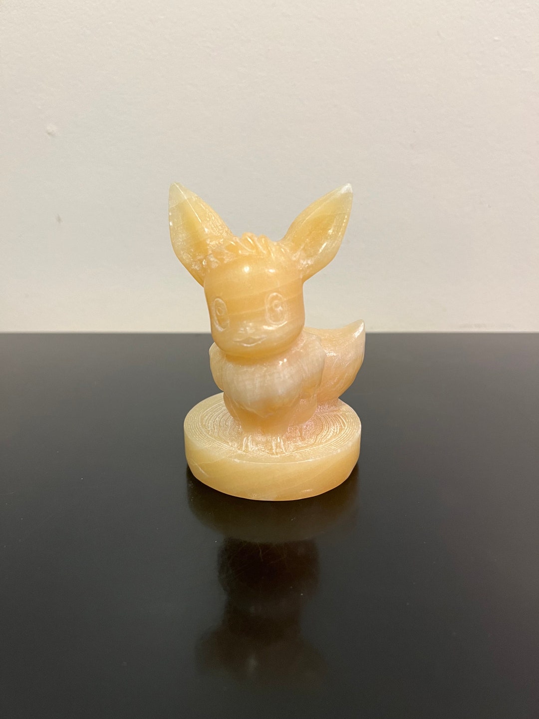 Yellow Calcite Eevee Polished Crystal Carving - Etsy