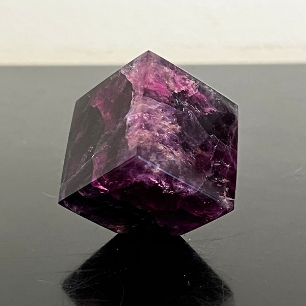 Purple Fluorite Cube - Etsy