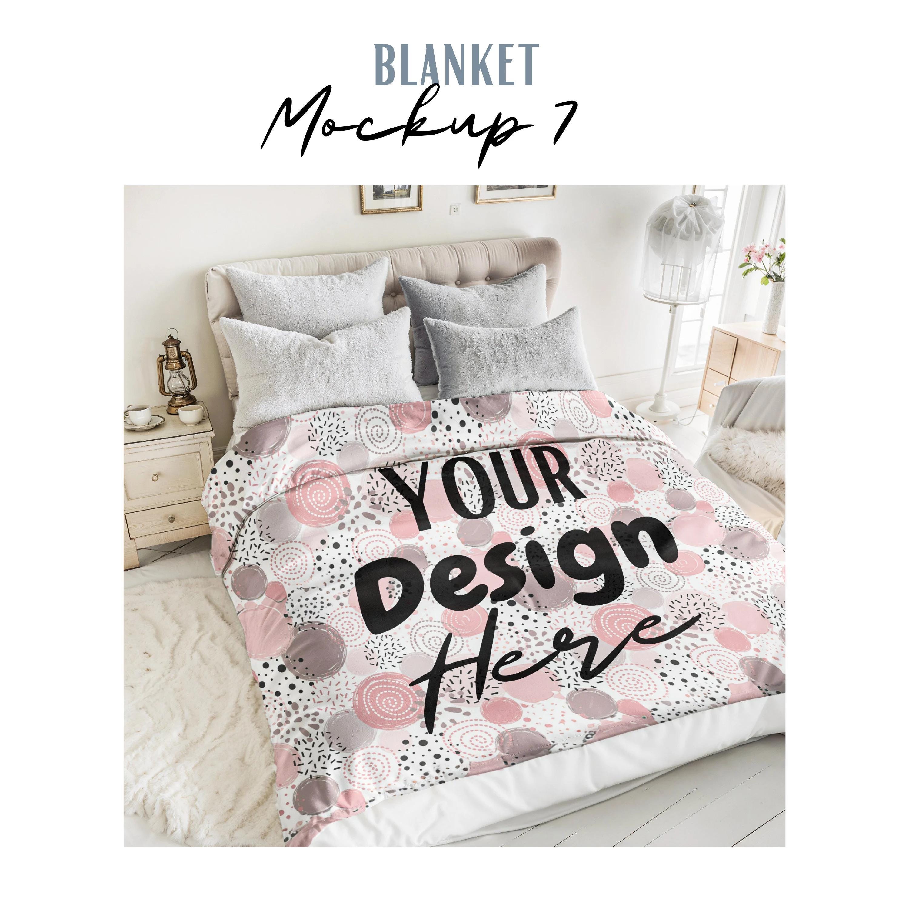 15 Blanket Mockup Psd Velveteen Blanket Baby Mockup Smart Object ...