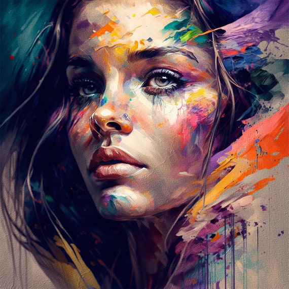 Abstract portrait store