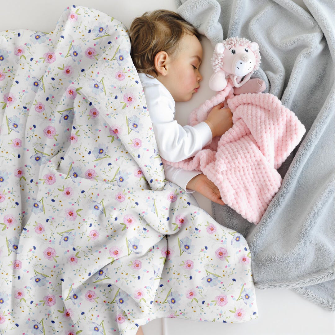 Baby Blanket Mockup Psd Velveteen Blanket Smart Object Photoshop ...