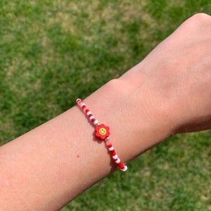 Inside Out Movie Inspired Beaded Bracelets, Smiley Emotions Jewelry ...