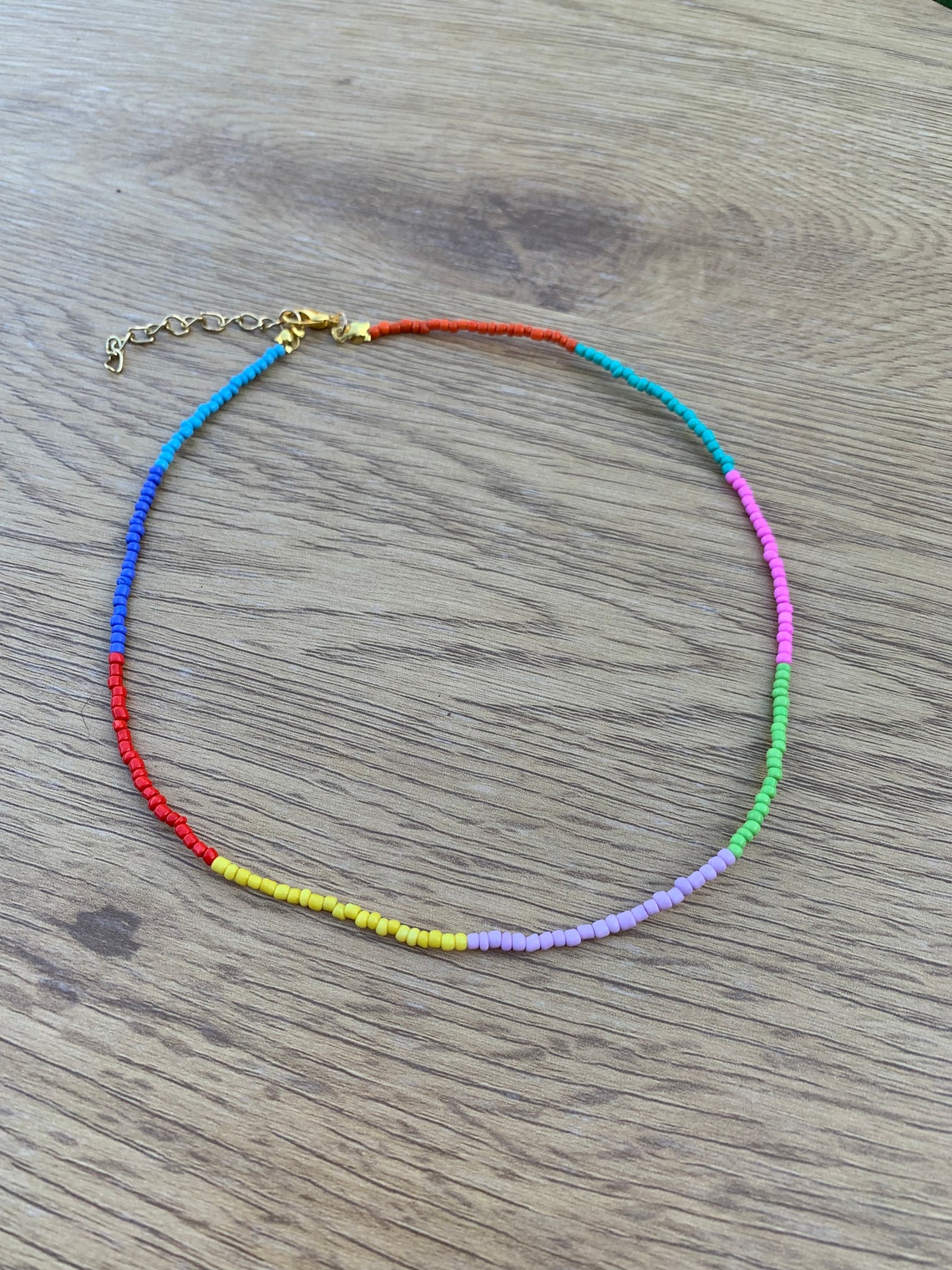 Inside Out 2 Emotions Beaded Necklace, Movie Inspired Jewelry, Joy ...