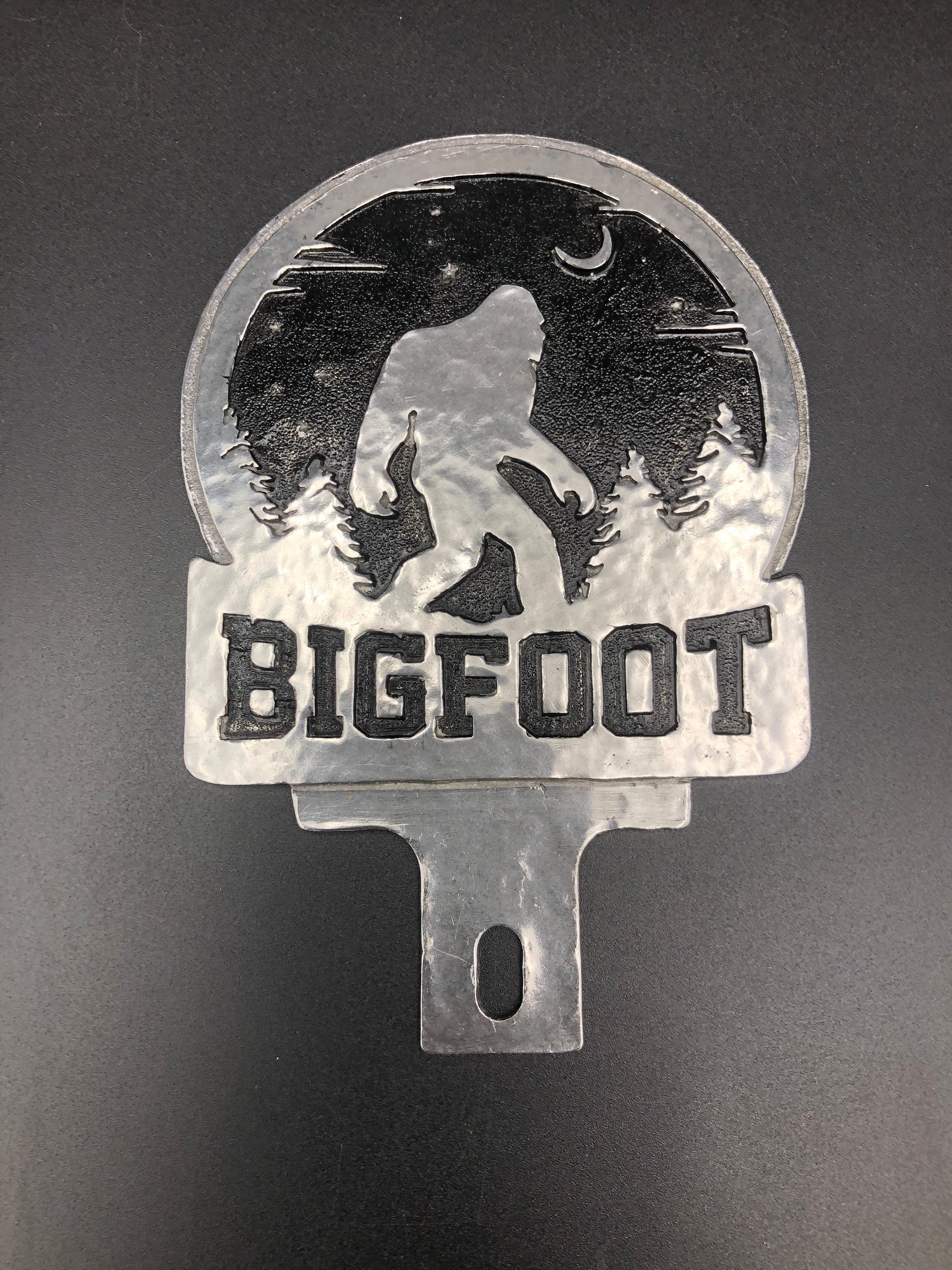 Bigfoot License Plate Topper - Etsy