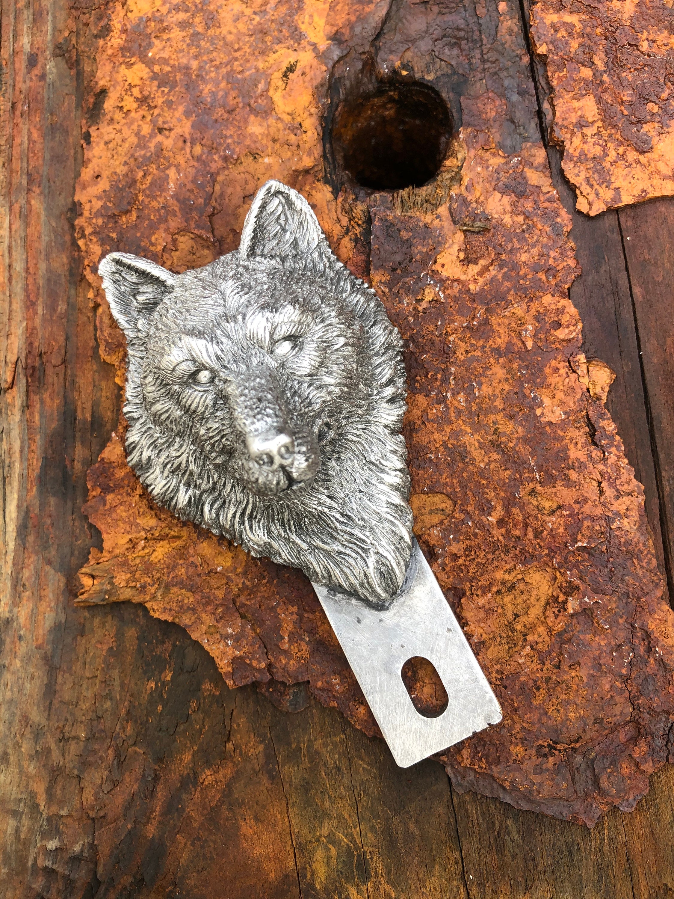 Wolf License Plate Topper - Etsy
