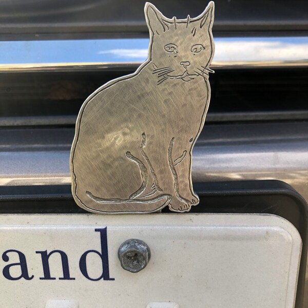 Cat Front License Plate - Etsy