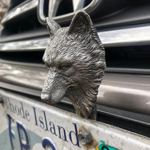 Wolf License Plate Topper - Etsy