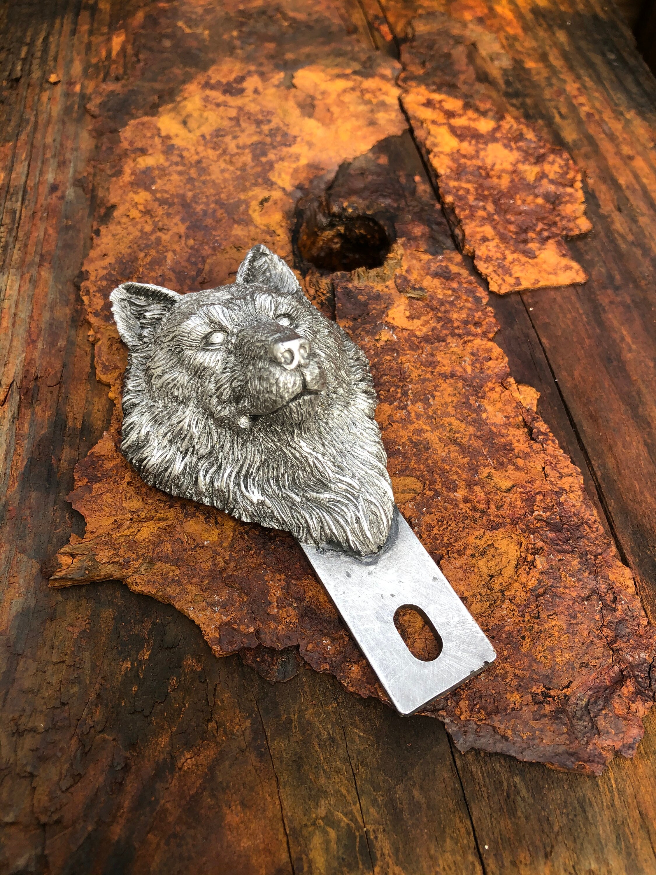 Wolf License Plate Topper - Etsy