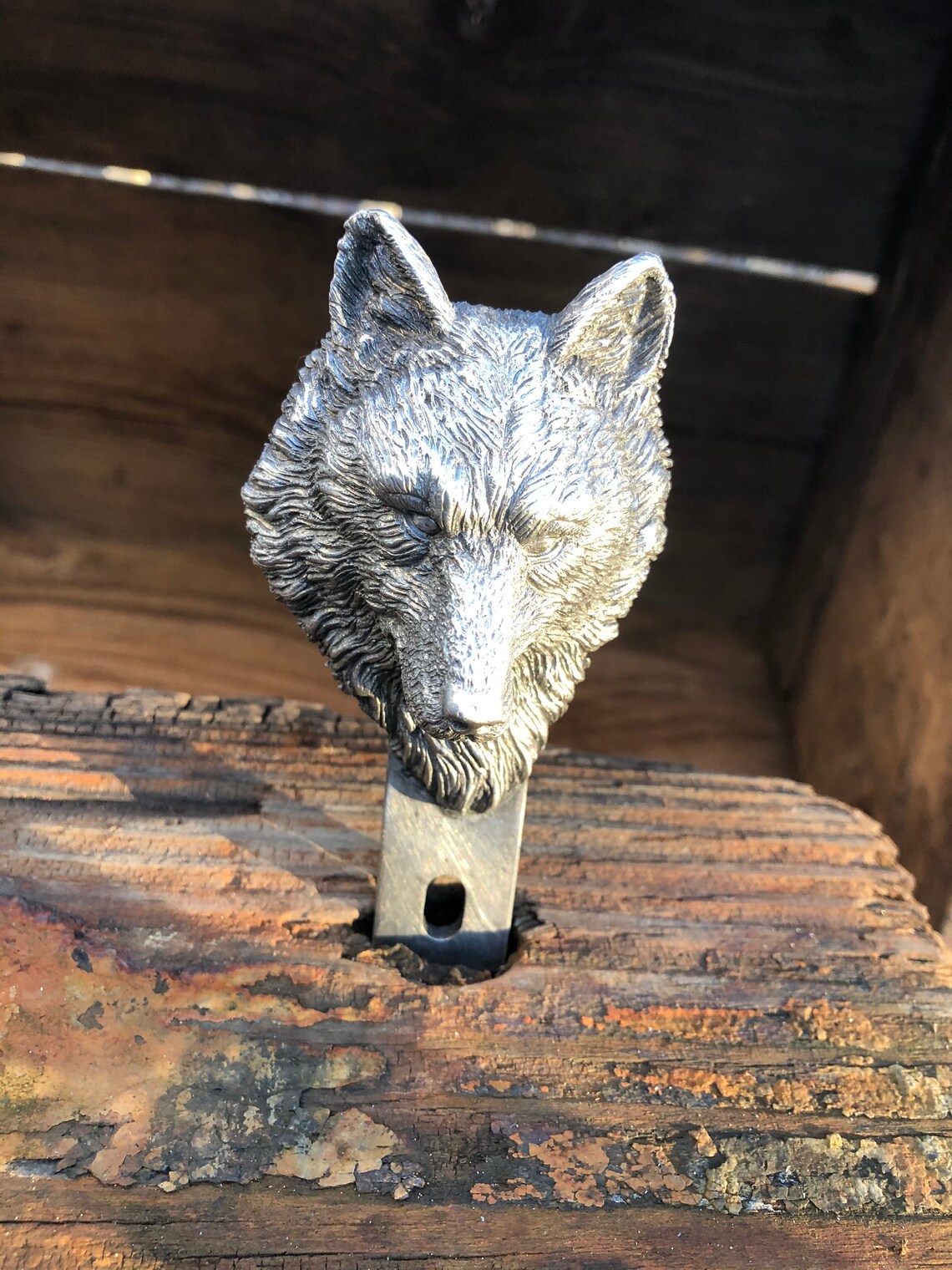 Wolf License Plate Topper - Etsy