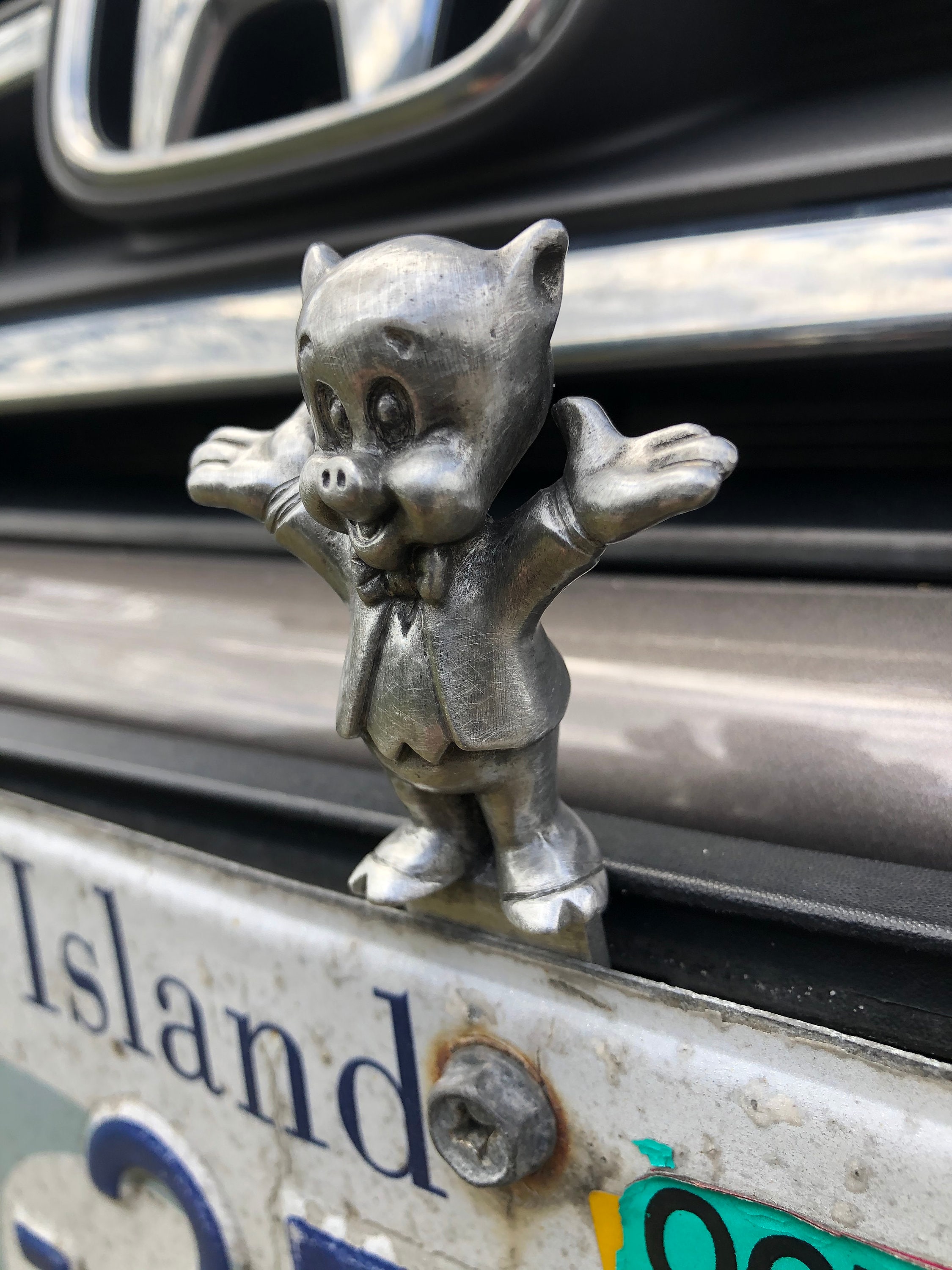 Pig License Plate Topper - Etsy