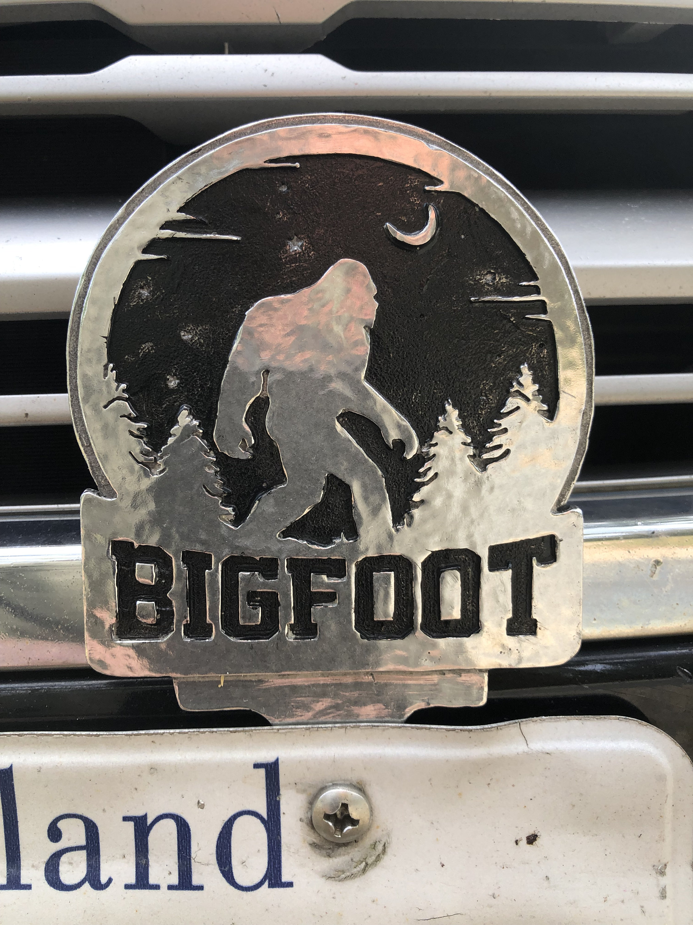 Bigfoot License Plate Topper - Etsy