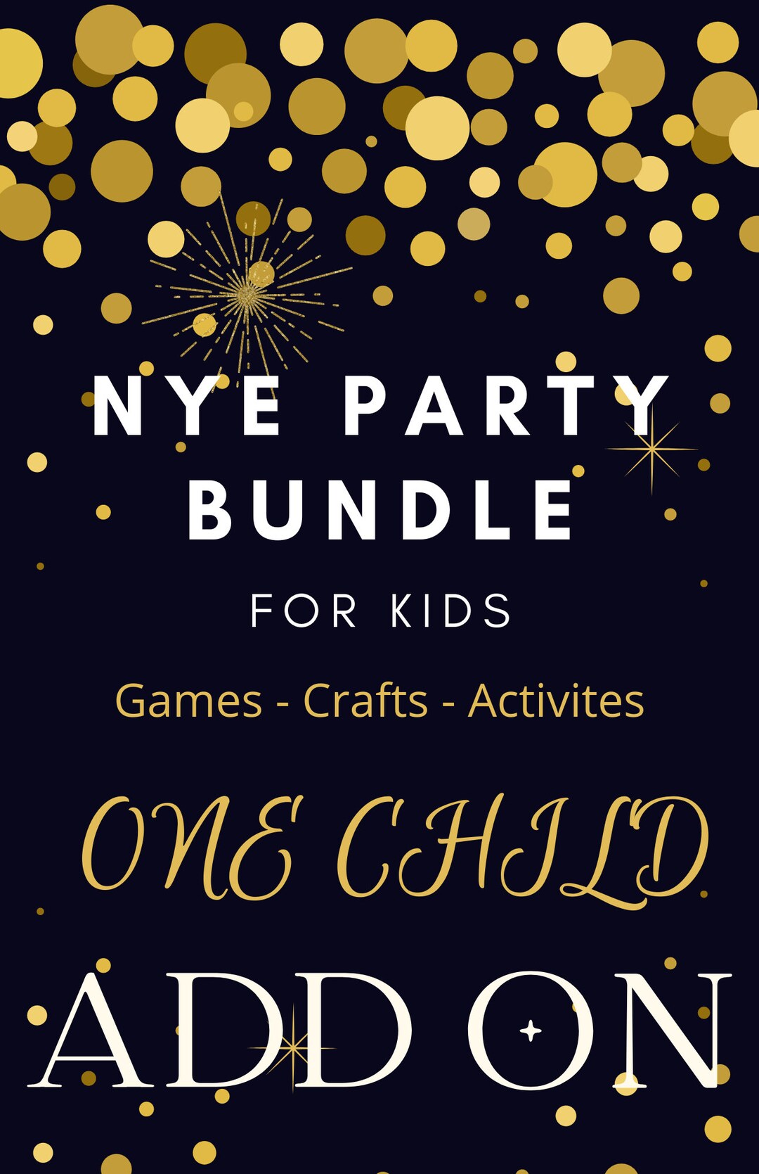 NYE Party Bundle for Kids: Games, Crafts & Activities - Etsy