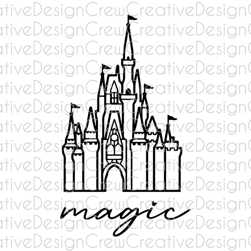 Magic Kingdom Svg - Etsy
