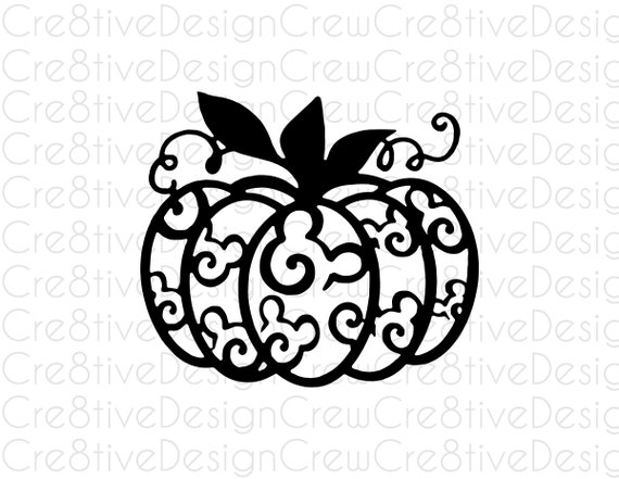 Mickey Pumpkin SVG Mickey Fall SVG Autumn Hidden Mickey - Etsy