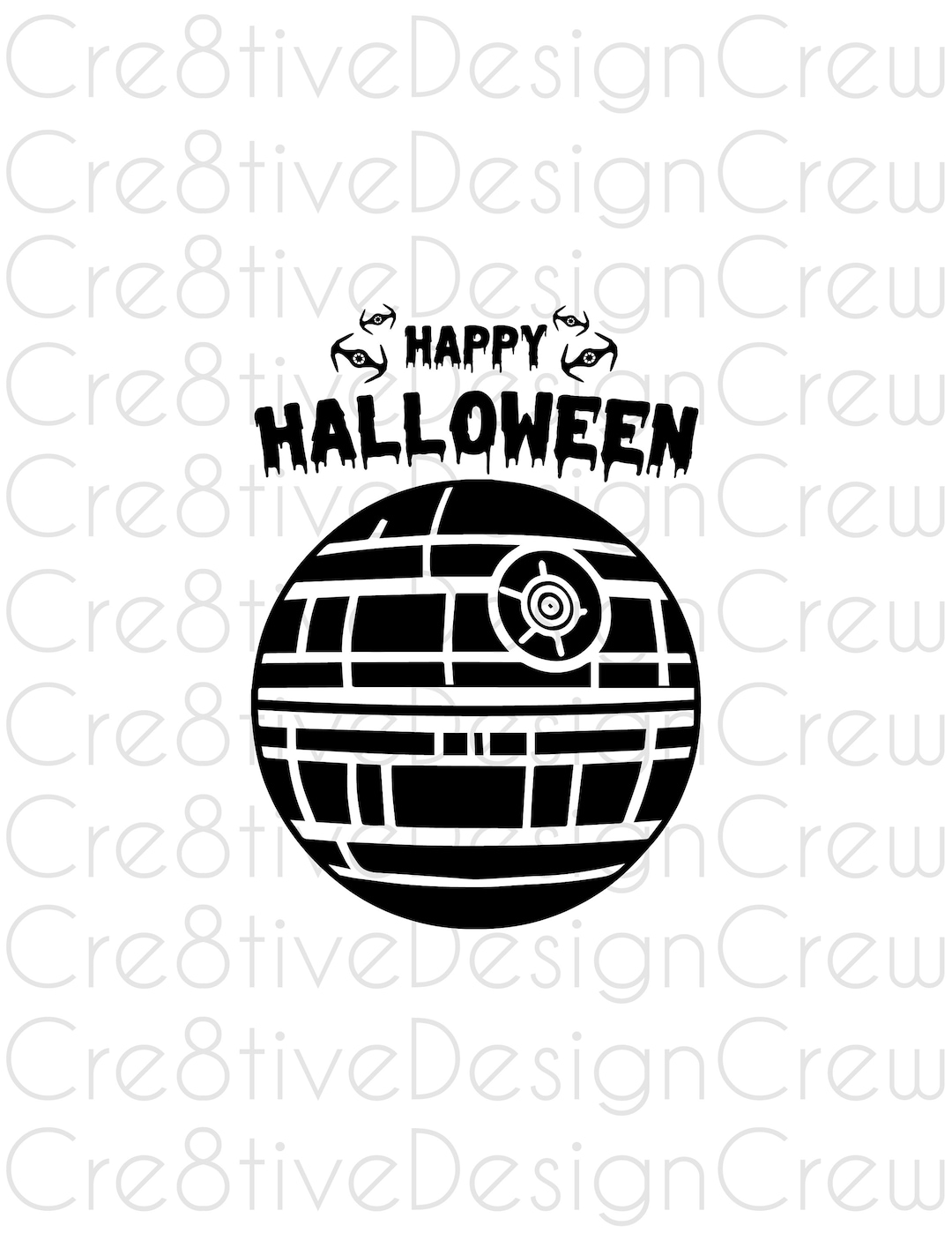 Death Star SVG, Star Warss SVG, Halloween, Cricut, Silhouette, Digital ...