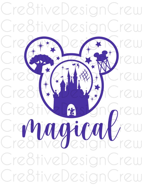 Mickey Magical SVG Mickey Parks SVG Cricut Silhouette - Etsy
