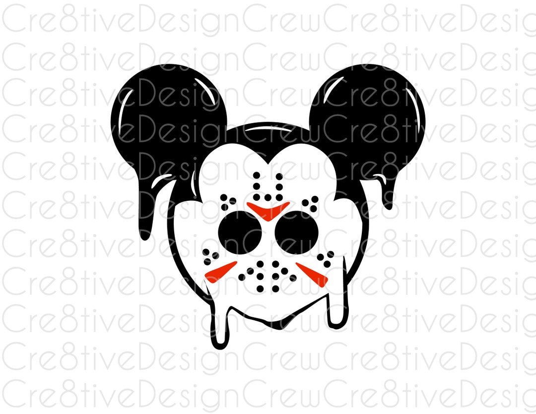 Mickey Jason Mask SVG, Mickey Nightmare SVG, Mickey Halloween, Mouse ...