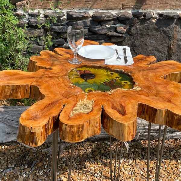 Stump Dining Table - Etsy