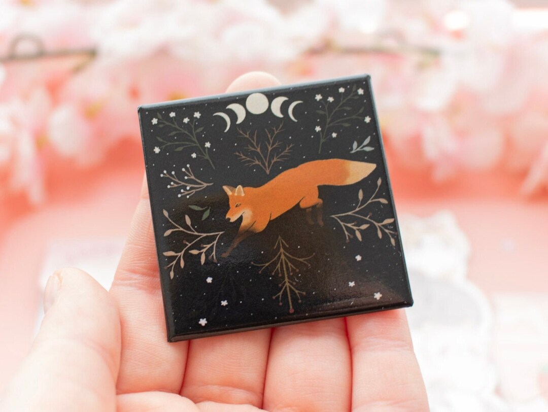 Whimsical Fox Magnet: Bring Charm and Mystery to Your Space | Kitchen ...