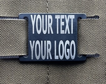 Reflective Patch Your Text Custom Name Text Patch Tag Name - Etsy