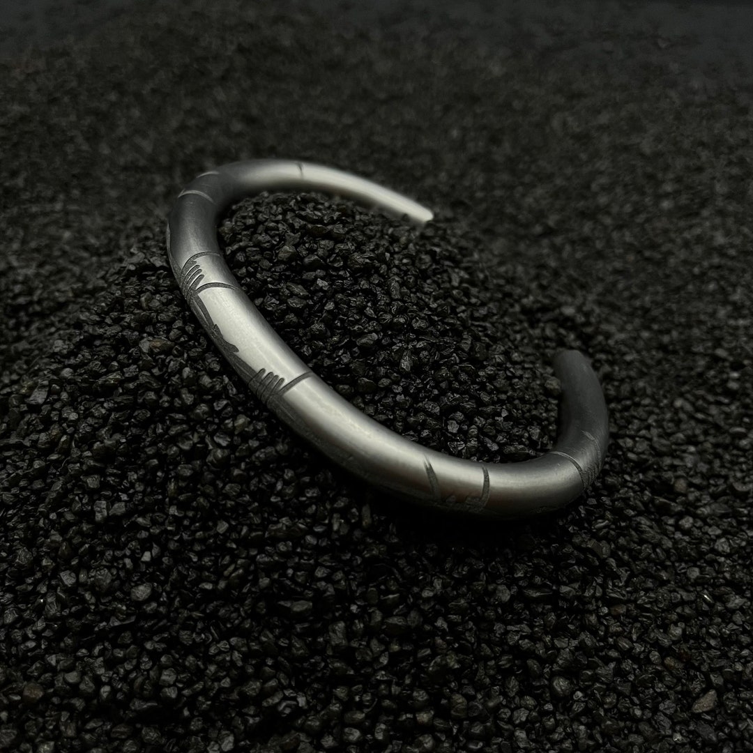 Handmade Titanium Barbed Wire Bracelet - Etsy
