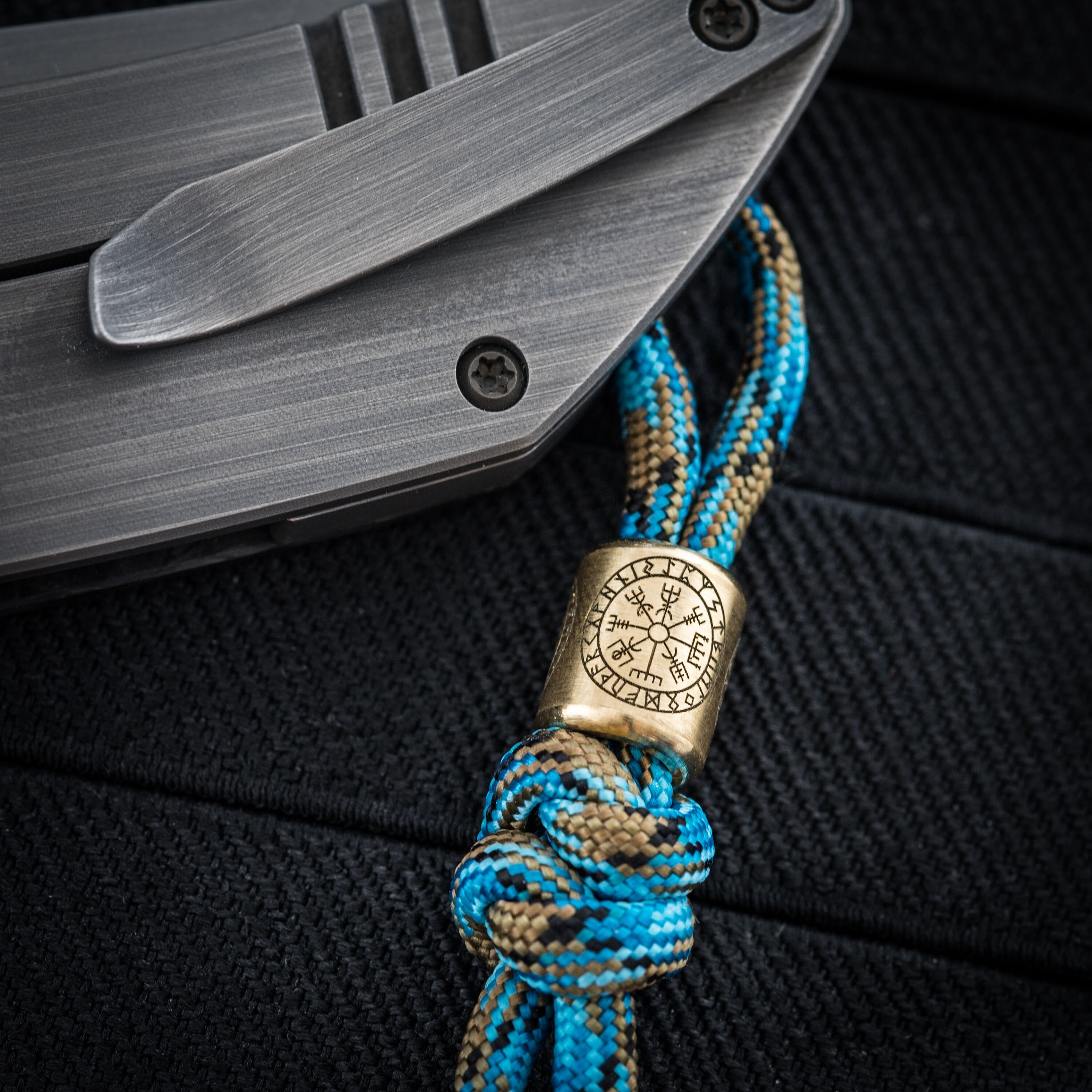 Brass Paracord EDC Lanyard Beads VEGVISIR - Etsy