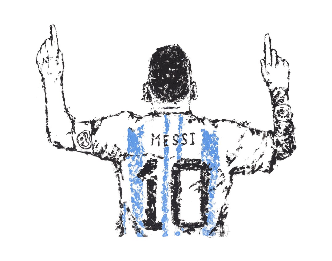 Lionel Messi Art Print - Etsy