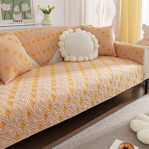 Pattern Sofa Cushion, Seasonal Sofa Cushion, Anti-slip Sofa Towel, Sofa ...
