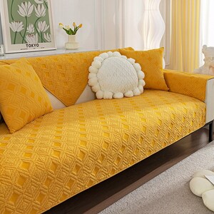 Pattern Sofa Cushion, Seasonal Sofa Cushion, Anti-slip Sofa Towel, Sofa ...