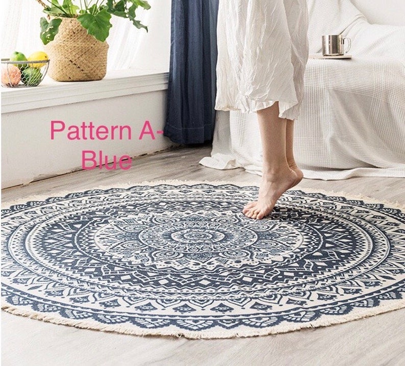 Round Floor Mats Floor Carpet Outdoor Carpet Anti-slip Mat | Etsy