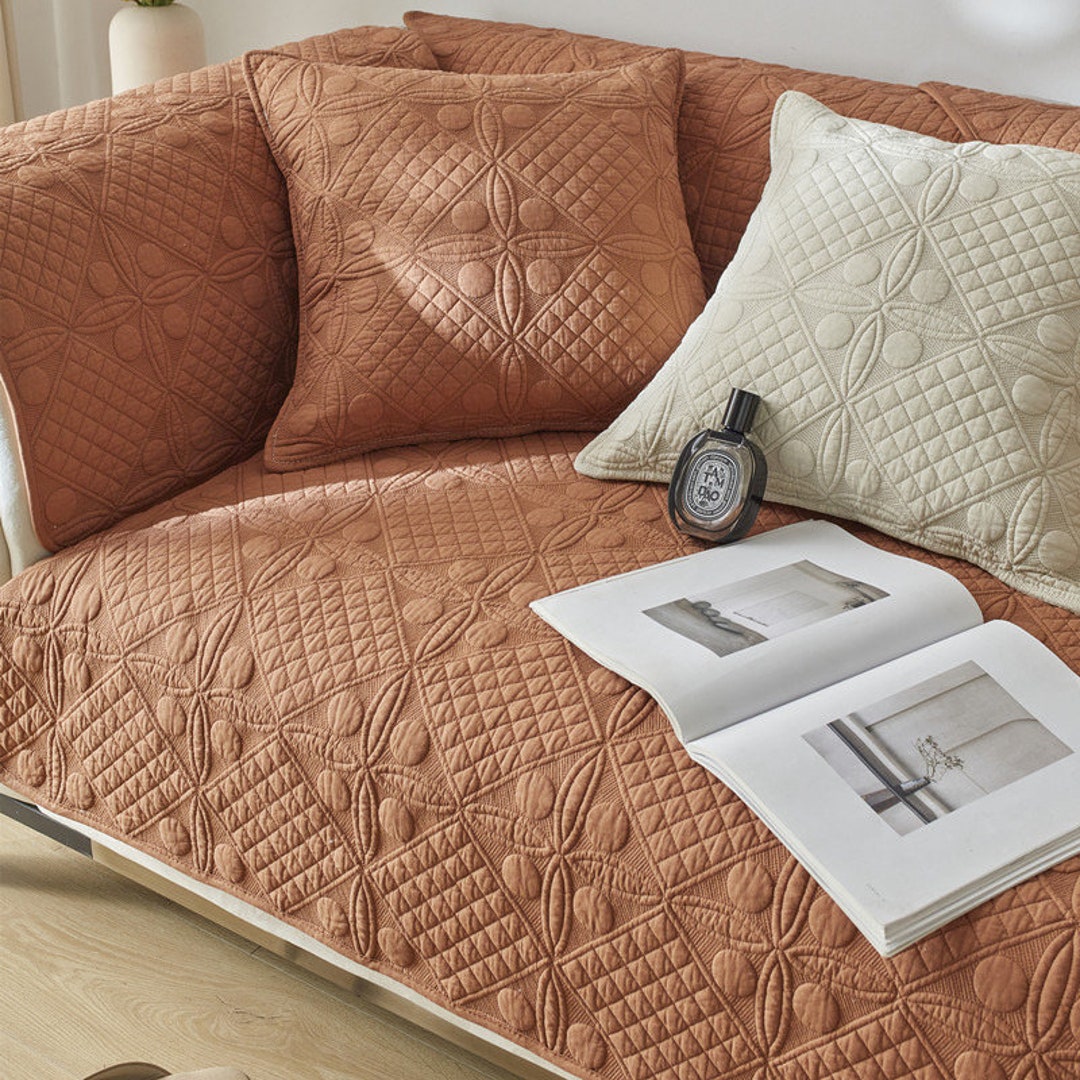 Pattern Sofa Cushion, Anti-slip Sofa Towel, Thickened Sofa Cushion ...