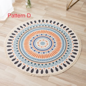 Round Floor Mats, Floor Carpet, Outdoor Carpet, Anti-slip Mat, Tapestry ...