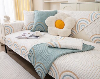 Pattern Sofa Cushion, Seasonal Sofa Cushion, Anti-slip Sofa Towel, Sofa ...