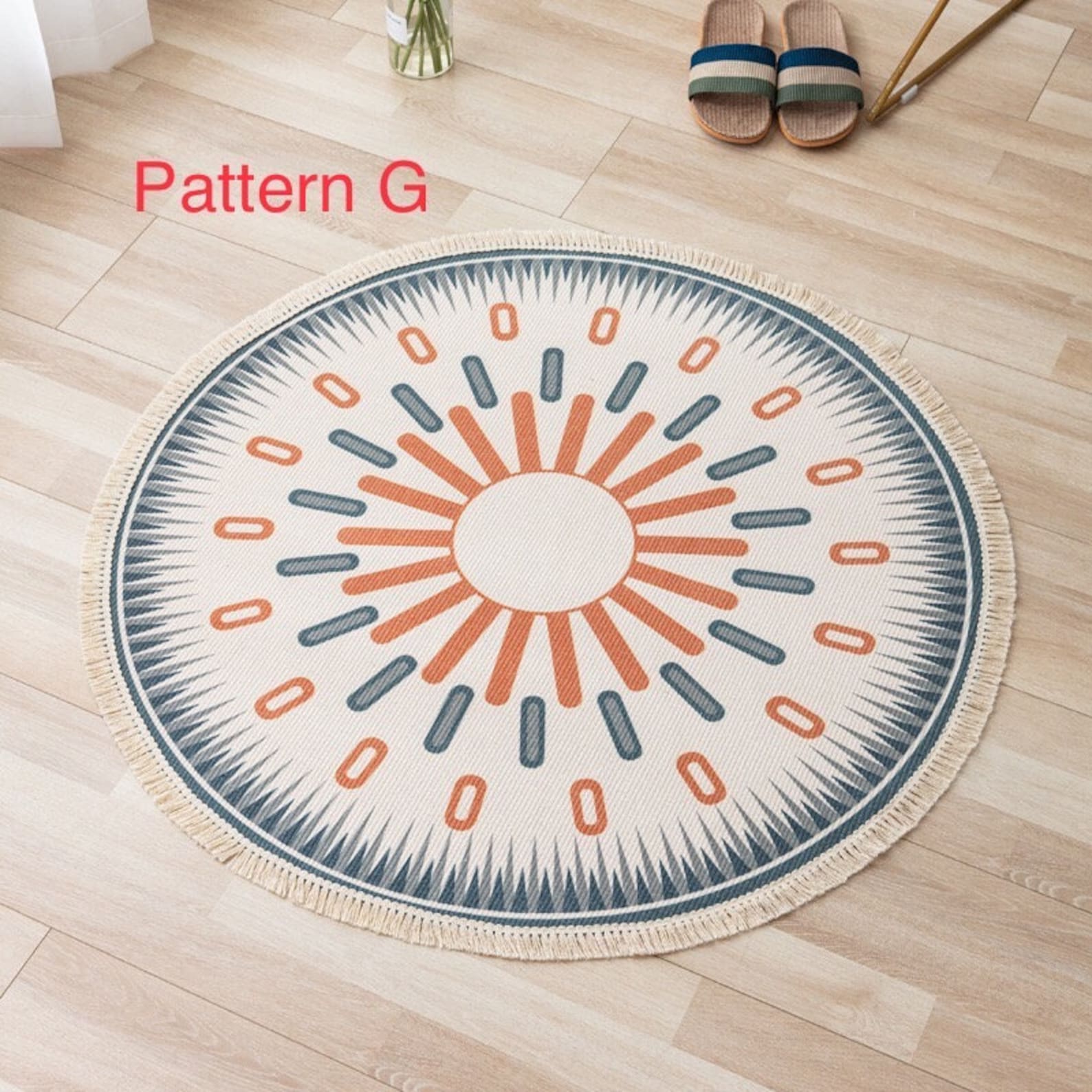 Round Floor Mats Floor Carpet Outdoor Carpet Anti-slip Mat | Etsy