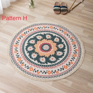 Round Floor Mats, Floor Carpet, Outdoor Carpet, Anti-slip Mat, Tapestry ...