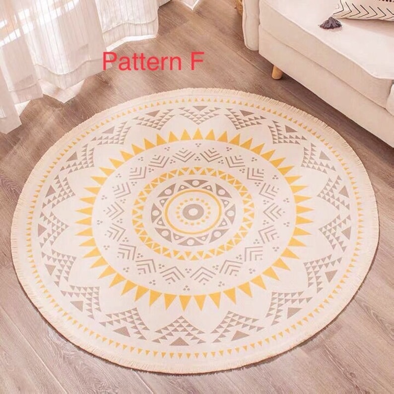 Round Floor Mats Floor Carpet Outdoor Carpet Anti-slip Mat | Etsy
