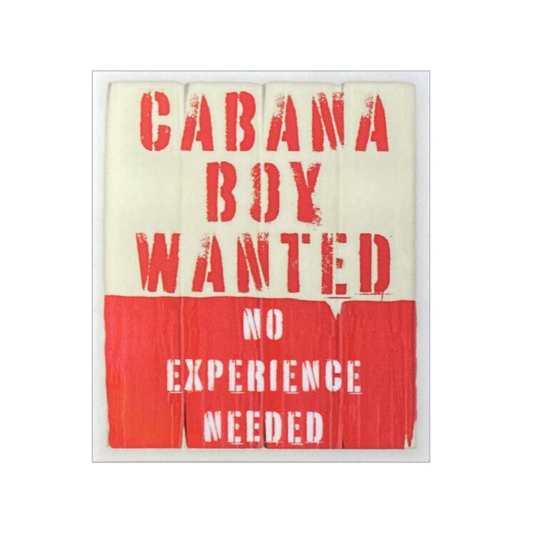 Cabana Boy- Waterproof + UV Protected Sticker - Etsy