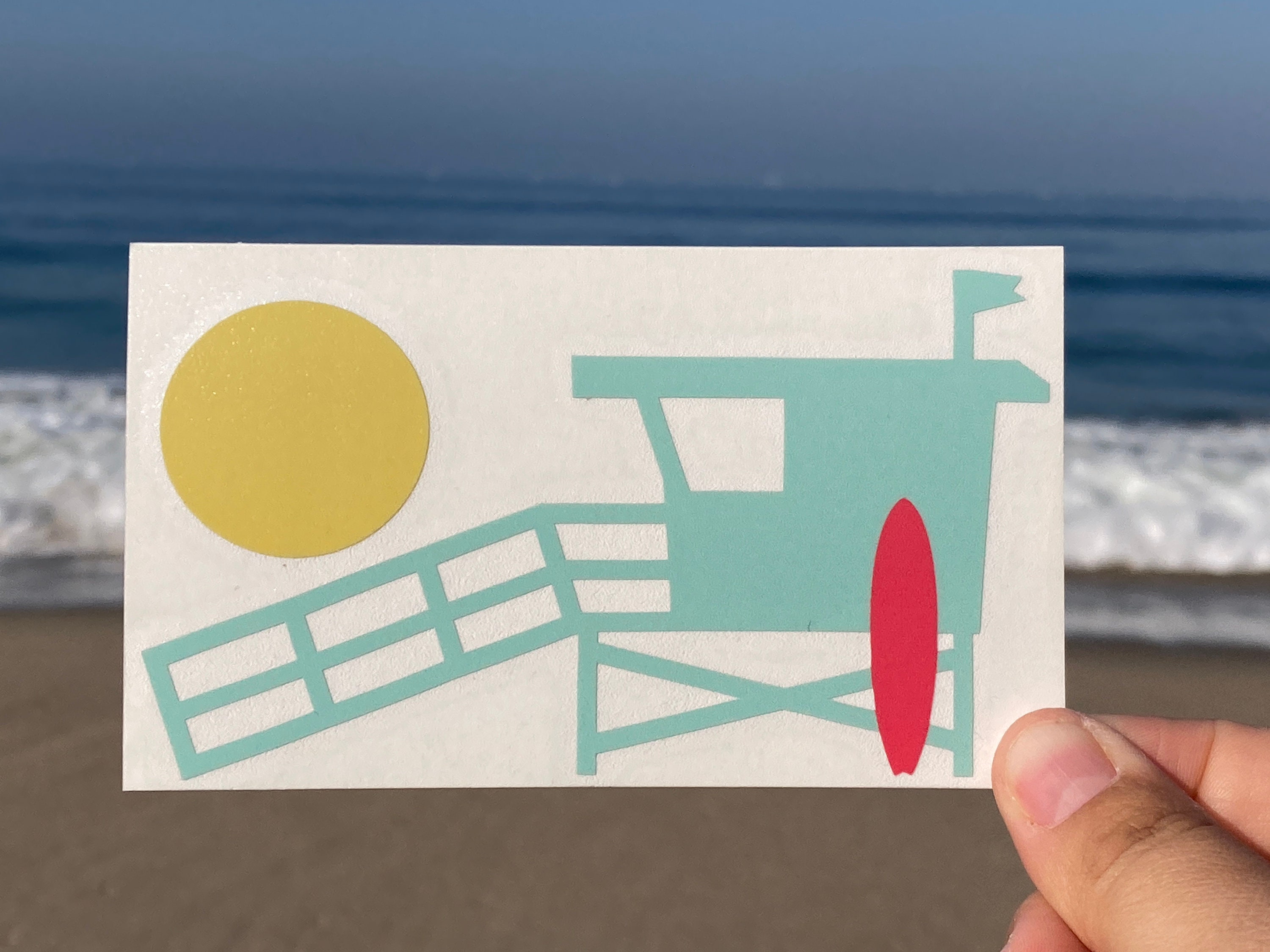 Lifeguard Tower Decal- Waterproof + UV Protected Sticker - Etsy