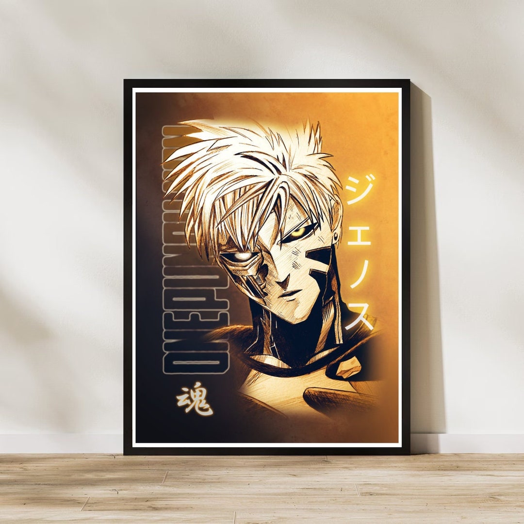 Anime Poster - OPM Wall Art - Genos - A3-4 Room Decor - Onepunchman - Etsy