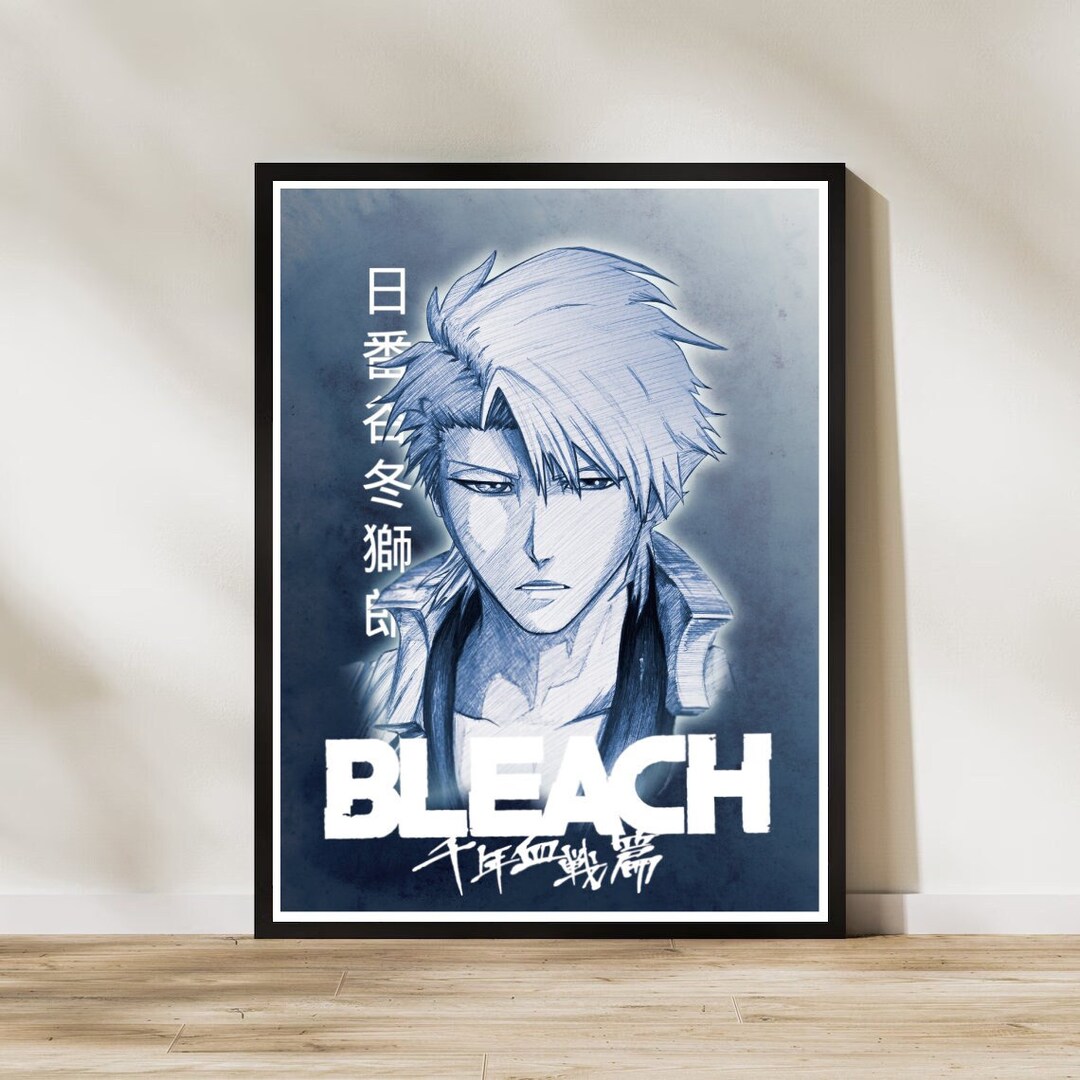 Toshiro Poster Bleach Anime/manga Room Decor, Bedroom, Living Area - Etsy