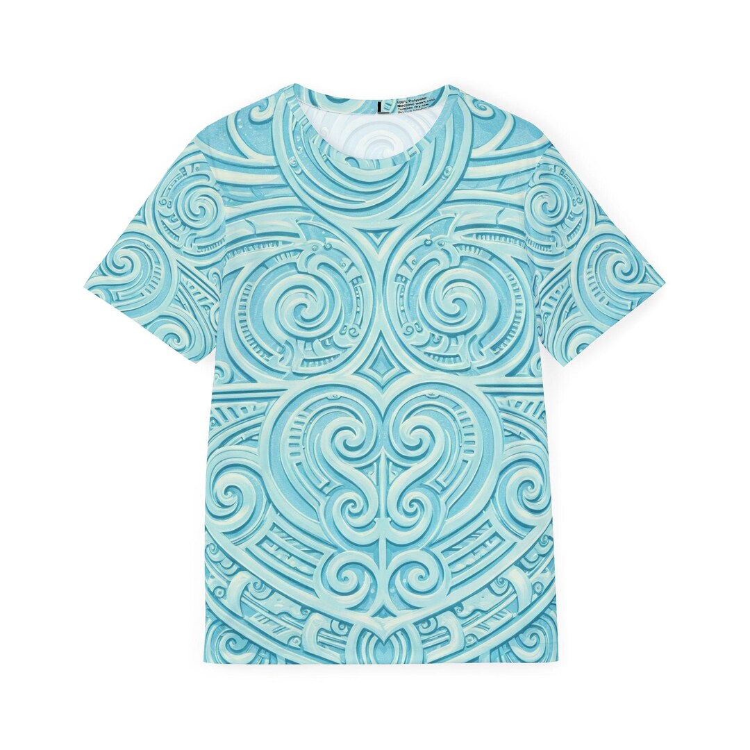 Maori Design Men Sports Jersey - Polynesian Pattern Athletic Shirt ...