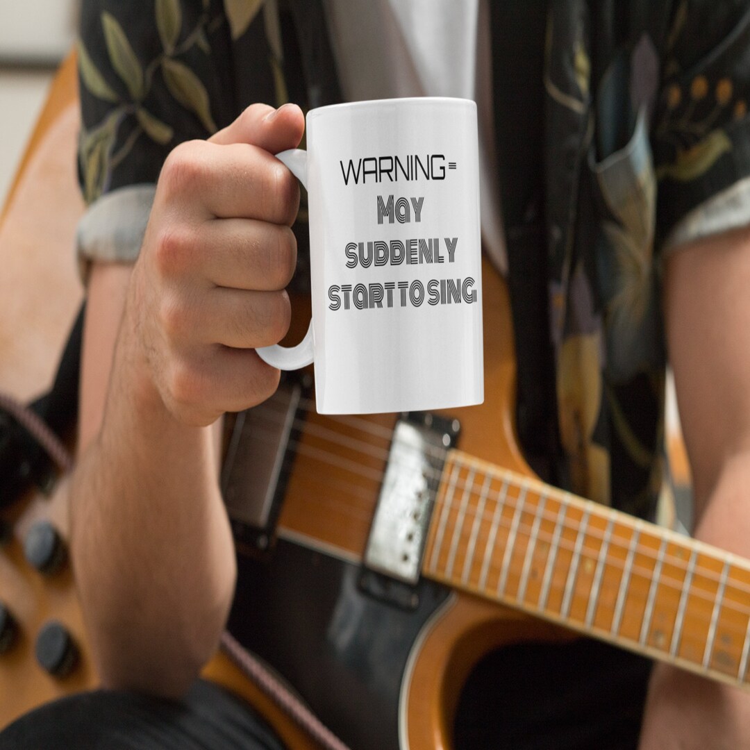 Encouraging to Sing Mug, Mugs for Singers, Coffee Cups for Vocalists ...