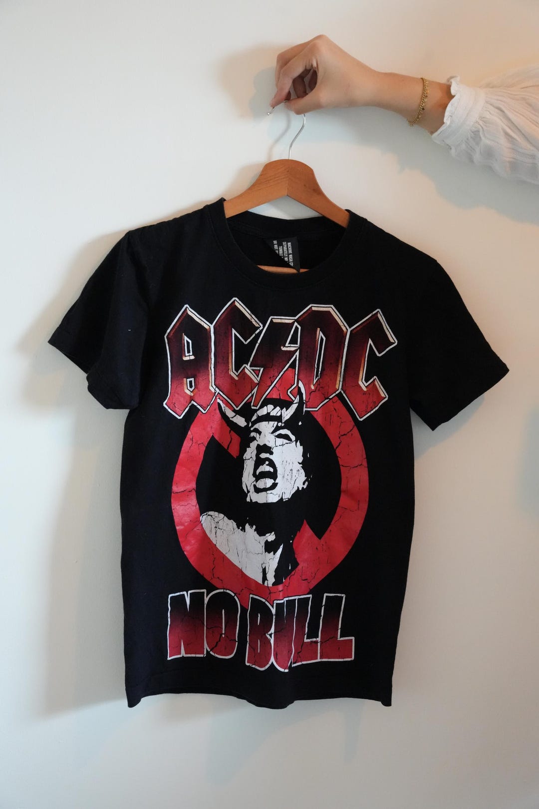 ACDC 90's Vintage Rock Band T-shirt Single Stitch 'no Bull' Concert Tee, Classic Graphic, Rare ...
