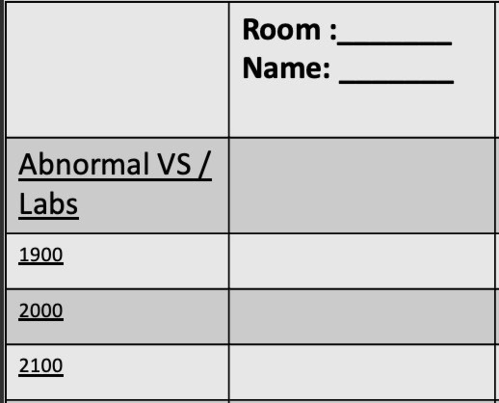Nursing Time Management to Do Chart dayshift & Nightshift Versions ...